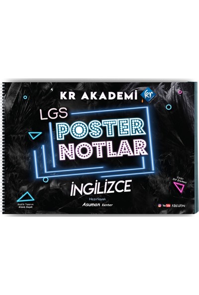 Kr Akademi Yayınları LGS Ingilizce Poster Notlar
