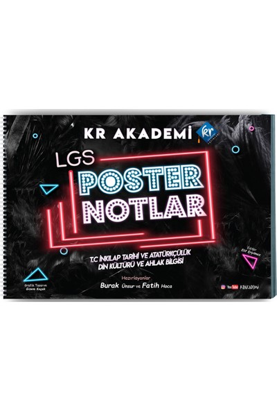 Kr Akademi Yayıncılık LGS Inkılap Tarihi ve Atatürkçülük Din Kültürü ve Ahlak Bilgisi Poster Notları