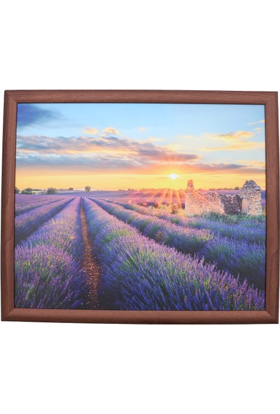 Yedi Home & Decor Keyif Tepsisi Lavender Field Yedi Home & Decor Keyif Tepsisi Lavender Field