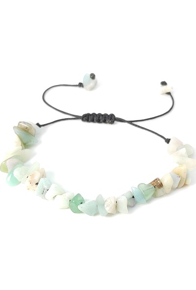 Taş Rüyası Amazonit Kırık Taş Örme Bileklik Taş Rüyası Amazonit Kırık Taş Örme Bileklik