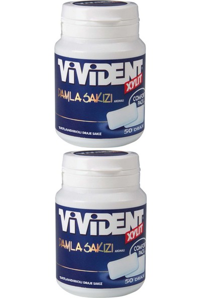 Vivident Comfort Draje Damla 70 gr 2'li Vivident Comfort Draje Damla 70 gr 2'li