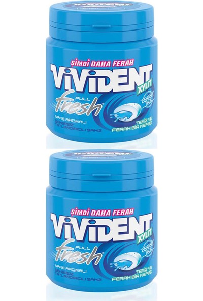 Vivident Mega Comfort Full Fresh 104 gr 2'li Vivident Mega Comfort Full Fresh 104 gr 2'li