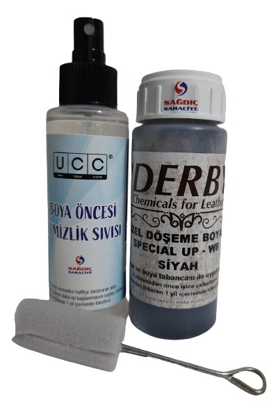 Derby Siyah Döşeme Boyası ve Boya Öncesi Temizleme Sıvısı