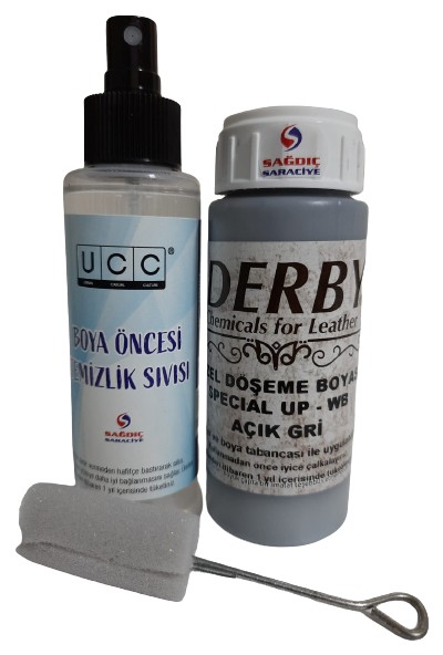 Derby Açık Gri Döşeme Boyası ve Boya Öncesi Temizleme Sıvısı Derby Açık Gri Döşeme Boyası ve Boya Öncesi Temizleme Sıvısı