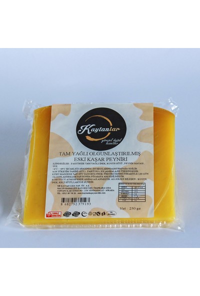 Kaytanlar Kars Eski Kaşar Peyniri 250 gr