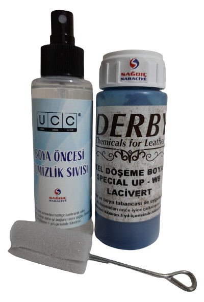 Derby Lacivert Döşeme Boyası ve Boya Öncesi Temizleme Sıvısı