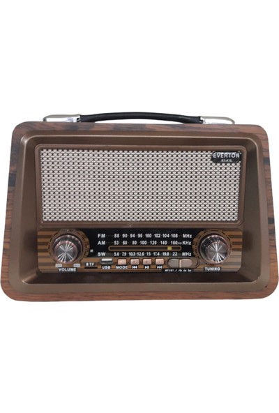 Everton RT-810 Nostaljik Bluetooth Radyo Everton RT-810 Nostaljik Bluetooth Radyo