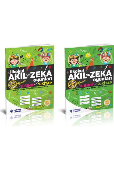 Curious&Genius İlkokul Akıl ve Zeka Oyunları 3. Sınıf Seti Curious&Genius İlkokul Akıl ve Zeka Oyunları 3. Sınıf Seti