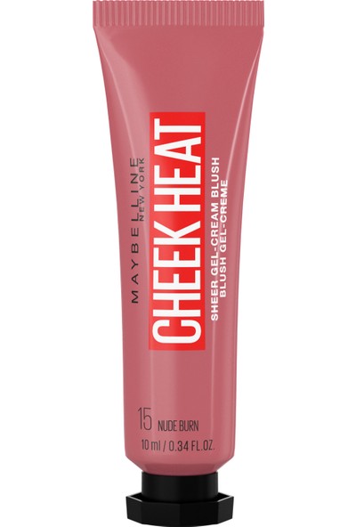 Maybelline New York Cheek Heat Likit Allık - 15 Nude Burn Maybelline New York Cheek Heat Likit Allık - 15 Nude Burn
