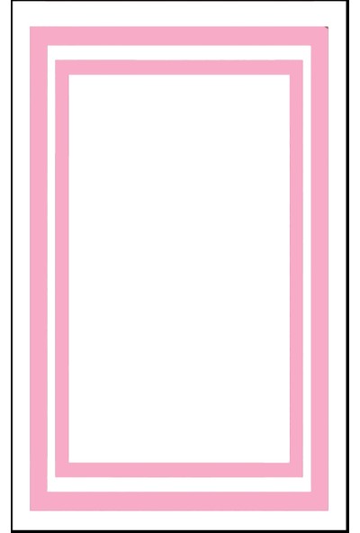 STY Home Pasa Kaymaz Tabanlı Yıkanabilir Halı Kilim Yolluk Pembe Beyaz