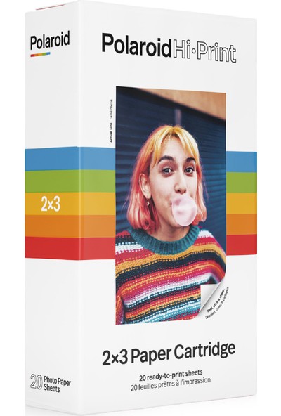 Polaroid Hi-Print 2×3 Uyumlu 20'li Film