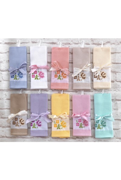 Fushia Kanaviçe Peçete 12'li