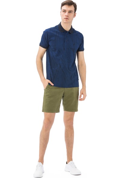 Nautica Erkek Yeşil Slim Fit Bermuda