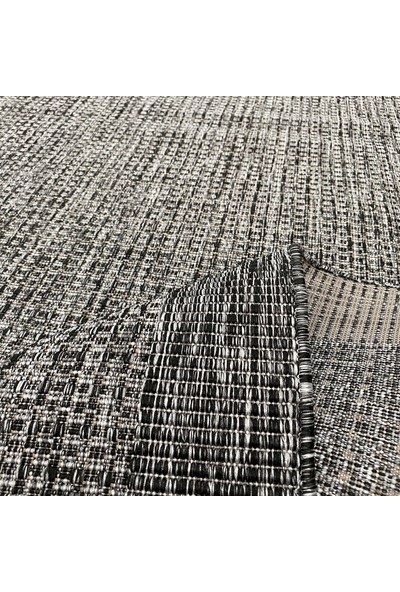 Payidar Sisal SL146 Antrasit / Gri 80 x 150 cm Hasır Görünümlü Yıkanabilir Jüt Halı