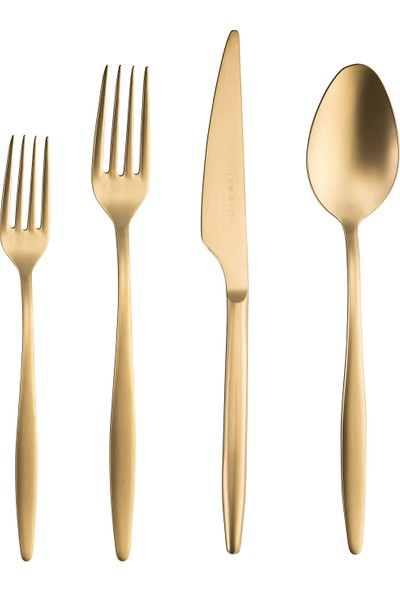 Emsan Goldinoks 6 Kişilik 24 Parça Gold Mat Çatal Kaşık Bıçak Seti Emsan Goldinoks 6 Kişilik 24 Parça Gold Mat Çatal Kaşık Bıçak Seti