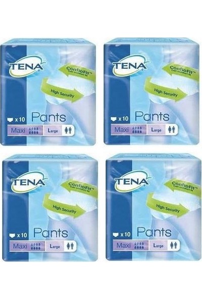 Tena Maxi 8 Damla Beden Emici Külot Hasta Bezi 40'lı Large Tena Maxi 8 Damla Beden Emici Külot Hasta Bezi 40'lı Large