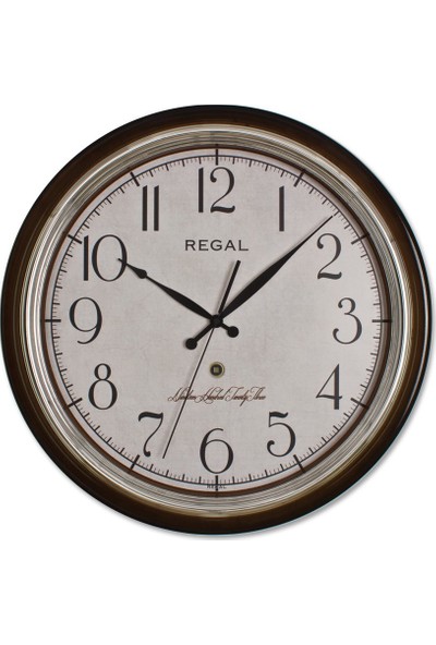 Regal Ahşap Renk Klasik Duvar Saati Regal Ahşap Renk Klasik Duvar Saati