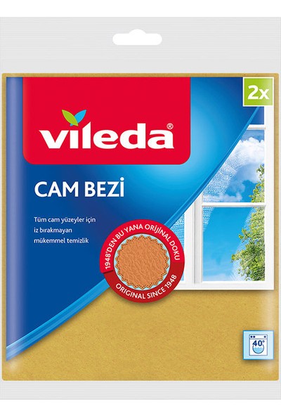 Vileda Cam Bezi 2'li Paket