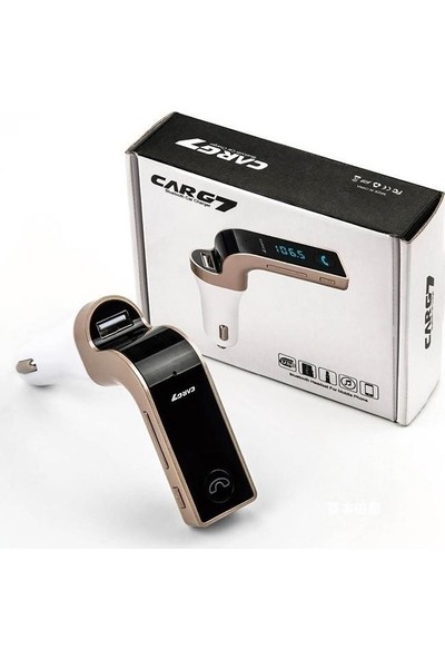 Carg7 Bluetooth Araç Fm Transmitter USB Girişli