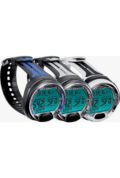 Cressi Leonardo Tüplü Dalış Saati - Siyah / Mavi Cressı