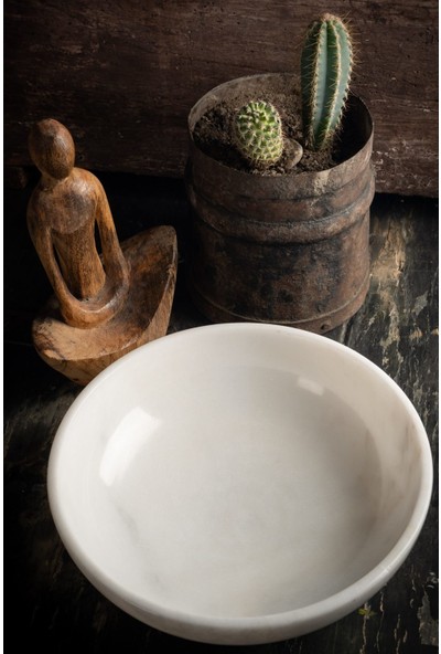 Voodo Concept Bianco Cendra Beyaz Mermer Kase