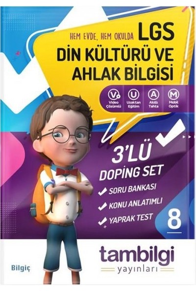 Tambilgi Yayınları 8. Sınıf 3'lü Din Kültürü ve Ahlak Bilgisi Set Tambilgi Yayınları 8. Sınıf 3'lü Din Kültürü ve Ahlak Bilgisi Set