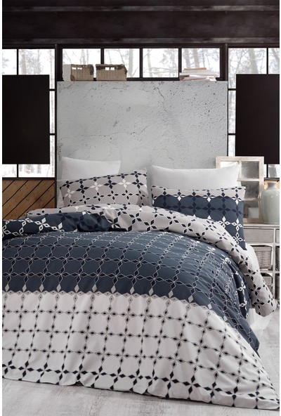 Eva Çift Kişilik Nevresim Takımı – Milano Mavi