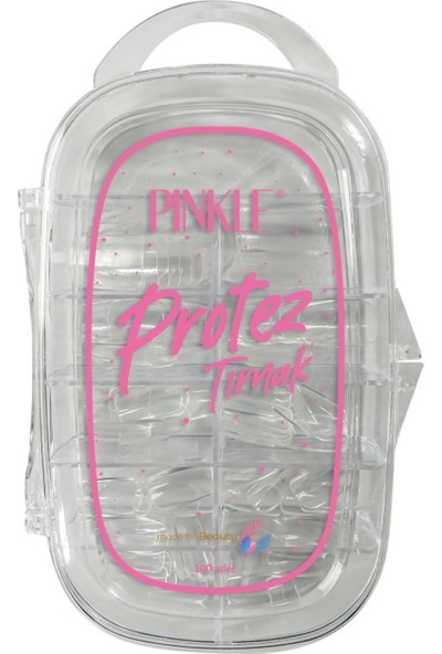 Pinkle 100'lü Şeffaf Protez Tırnak