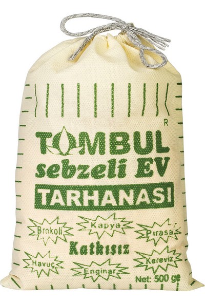 Tombul Katkısız Sebzeli Ev Tarhanası 500 gr x 2'li Tombul Katkısız Sebzeli Ev Tarhanası 500 gr x 2'li