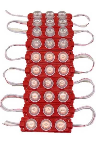 Carub Parmak Lamba 3 LED 12 V 10'lu Carub Parmak Lamba 3 LED 12 V 10'lu