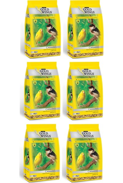 Gold Wings Classic Kanarya Yemi 400 gr x 6 Adet Gold Wings Classic Kanarya Yemi 400 gr x 6 Adet