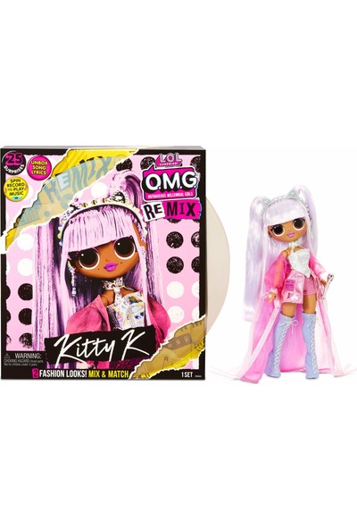 L.O.L.. Surprise! O.M.G. Remix Kitty K Oyuncak Bebek ve Aksesuar Seti (Yurt Dışından)