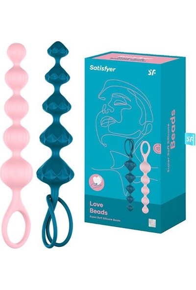 Satisfyer Love Beads Renkli Silikon Anal Toplar Satisfyer Love Beads Renkli Silikon Anal Toplar