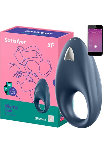 Satisfyer Powerful Telefon Kontrol Şarjlı Penis Halkası Satisfyer Powerful Telefon Kontrol Şarjlı Penis Halkası