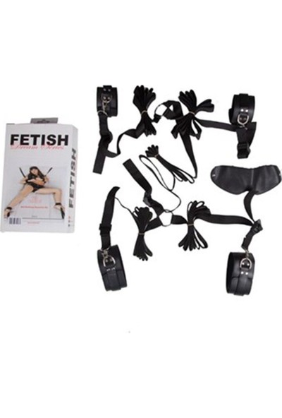 Borassa Siyah El Ayak ve Yatak Bağlama Seti