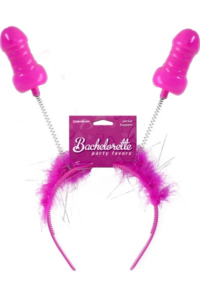 Pipedream Pembe Tüylü Minik Penis Antenli Taç Pipedream Pembe Tüylü Minik Penis Antenli Taç