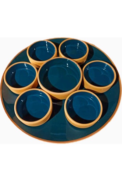 Defne Servis Tabaklı 7'li Kahvaltılık Kase Takımları Defne Servis Tabaklı 7'li Kahvaltılık Kase Takımları