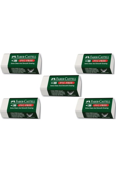 Faber-Castell Pvc Free No:30 Küçük Boy Beyaz Silgi Faber-Castell Pvc Free No:30 Küçük Boy Beyaz Silgi