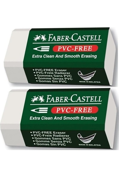 Faber-Castell Pvc Free No:30 Küçük Boy Beyaz Silgi Faber-Castell Pvc Free No:30 Küçük Boy Beyaz Silgi