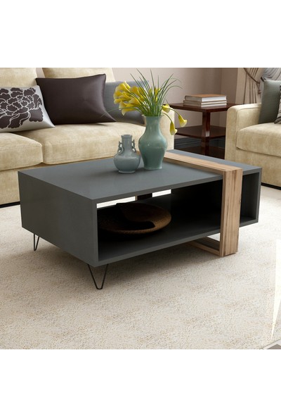 Drama Dizayn Mobilya Cool Orta Sehpa Çırağan Antrasit