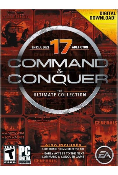 Command & Conquer: The Ultimate Collection Dijital PC Oyunu Command & Conquer: The Ultimate Collection Dijital PC Oyunu