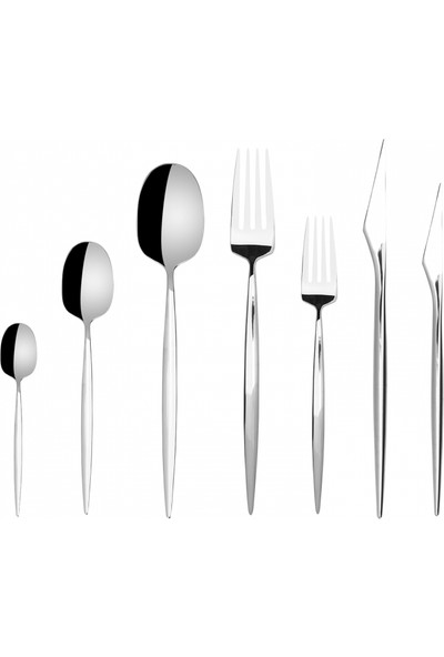 Karaca Thor 84 Parça 12 Kişilik Çatal Kaşık Bıçak Takımı Elegance