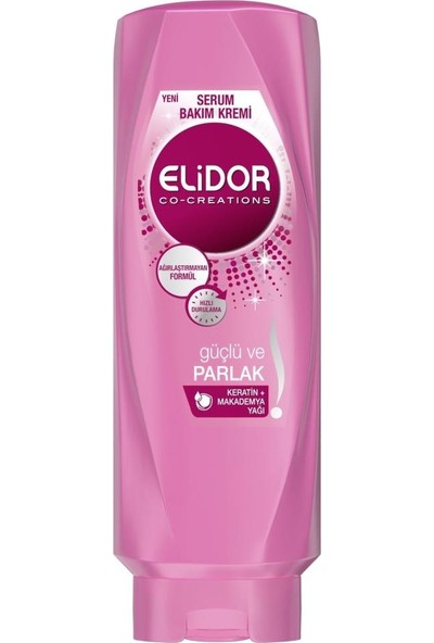 Elidor Güçlü ve Parlak Saç Bakım Kremi 500 ml 16'lı Set
