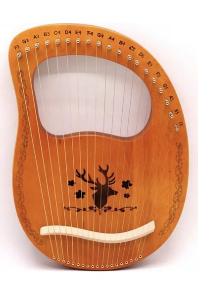 Puka Mini Arp 16 Dize Masif Maun Ağacı Lyre Gigbag + Çanta Puka Mini Arp 16 Dize Masif Maun Ağacı Lyre Gigbag + Çanta