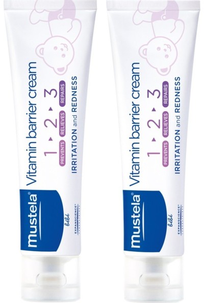 Mustela Vitamin Barrier 1 - 2 - 3 Cream 50 ml -2'li Mustela Vitamin Barrier 1 - 2 - 3 Cream 50 ml -2'li