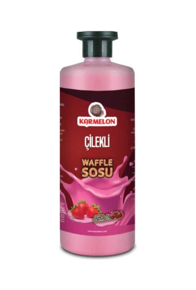 Karmelon Çilekli Waffle Sos 1,25 kg