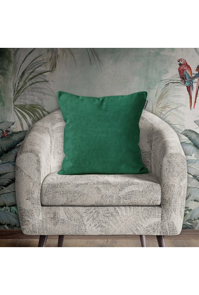 Paria Home Yeşil Kadife Dokulu Yastık Kılıfı Kırlent K5340573 Paria Home Yeşil Kadife Dokulu Yastık Kılıfı Kırlent K5340573