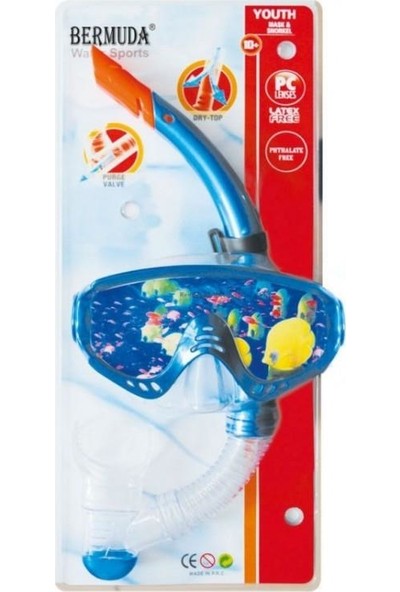 2322A/123CSB Maske Snorkel Space Desenli