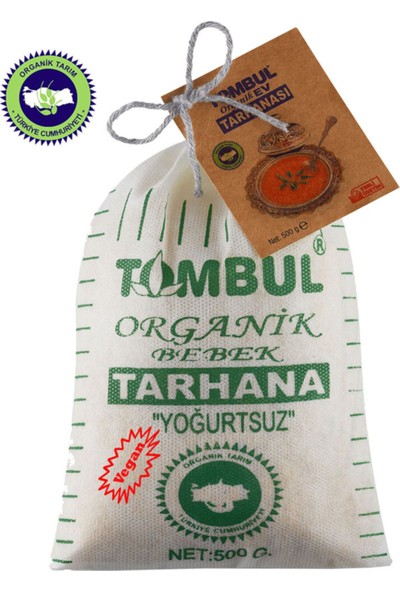 Tombul Vegan Yoğurtsuz Bebek Tarhanası -500 gr Tombul Vegan Yoğurtsuz Bebek Tarhanası -500 gr