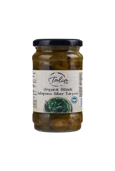 Talia Organik Dilimli Jalapeno Biber 300 gr Talia Organik Dilimli Jalapeno Biber 300 gr